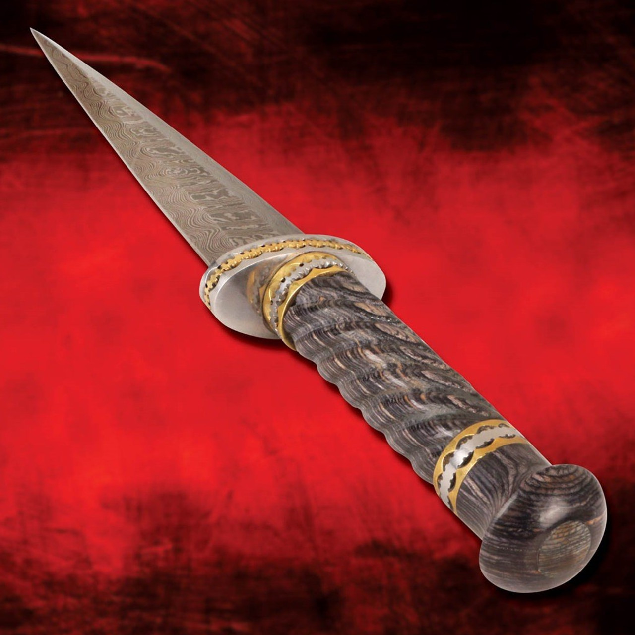 Damascus Dragon’s Tooth Dagger – Medieval Replicas